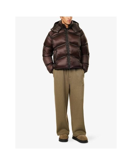 The Couture Club Translucent Padded Shell Jacket in Brown for Men | Lyst UK