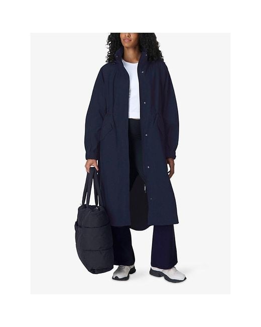 Sweaty Betty Motion Technical Shell Coat in Blue | Lyst UK