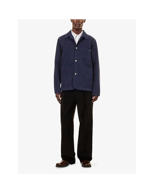 Paul Smith Work Relaxed-Fit Denim Jacket in Blue for Men | Lyst UK