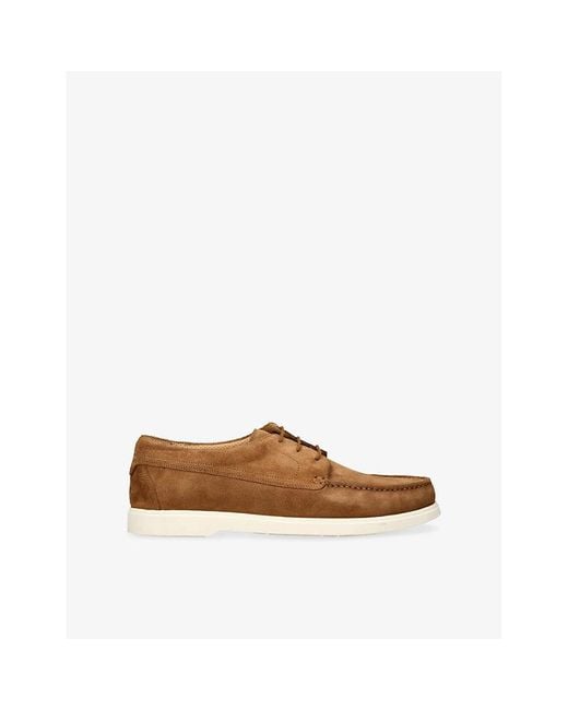 Loake Sardinia Suede Loafers in Brown for Men | Lyst