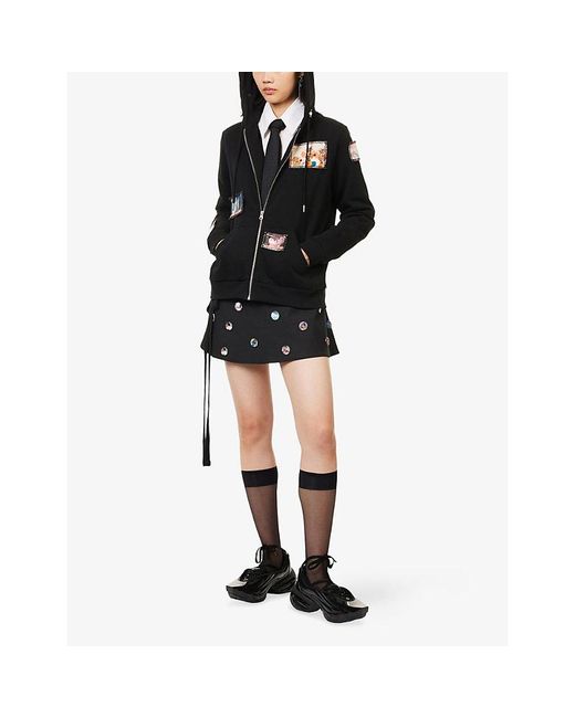 Lauren Perrin Harry Lambert For X Disney Badge-Embellished Cotton ...