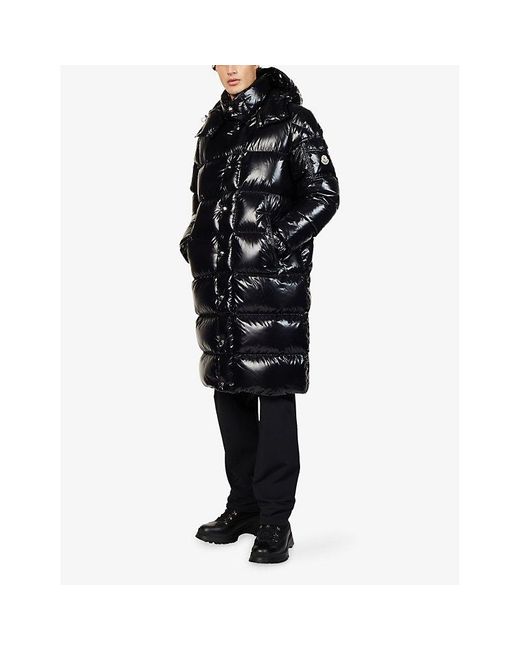 Moncler Hanoverian Padded Shell-Down Jacket in Black for Men | Lyst UK