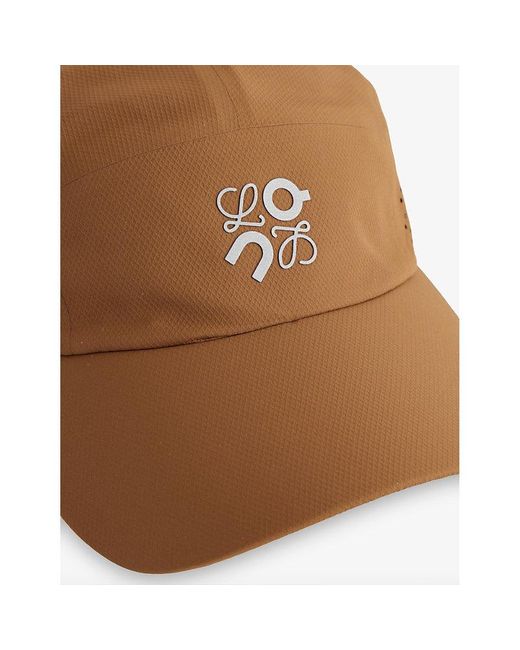 Loewe X On Reflective-Branding Woven Baseball Cap in Brown for Men ...