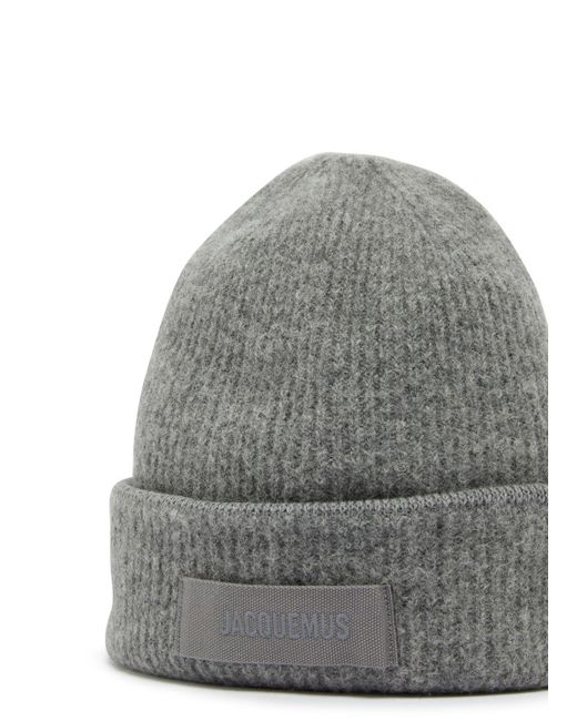 Jacquemus Rimless Cap in Gray | Lyst