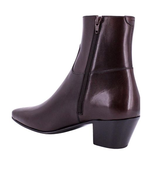 Celine Jacno Zipper Boots in Purple for Men | Lyst