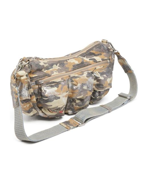DIESEL Multi-Pkts Shoulder Bag X in Gray | Lyst