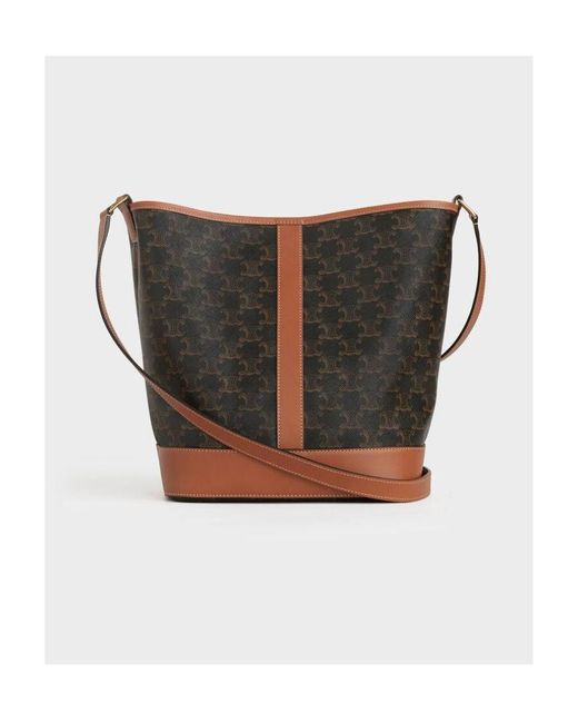 Celine Medium Bucket in Black | Lyst