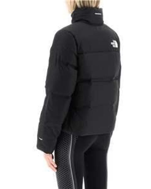 The North Face 1996 Retro Nupste Zipped Puffer Jacket in Black | Lyst