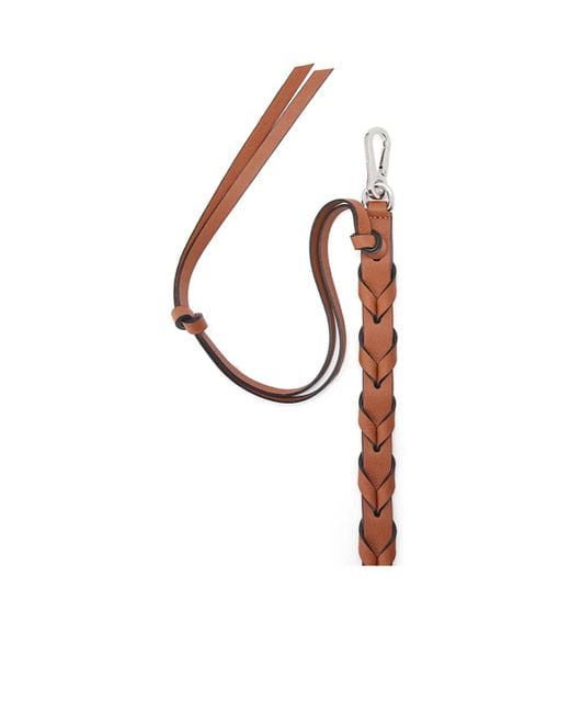 Loewe Thin Braided Strap in Metallic | Lyst