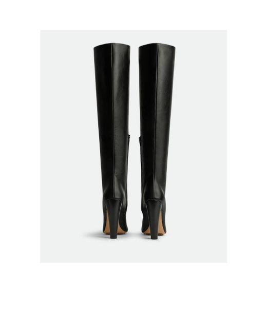 Bottega Veneta Canalazzo High Boots in Black | Lyst