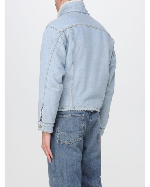 Levi's Logo Collage Denim Jacket in Blue for Men | Lyst