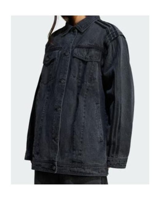 adidas Originals Adilenium Season 3 Denim Shirt Jacket in Blue | Lyst