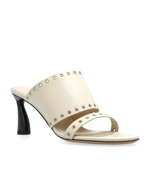 IRO Open-Toed High-Heeled Sandals in White | Lyst