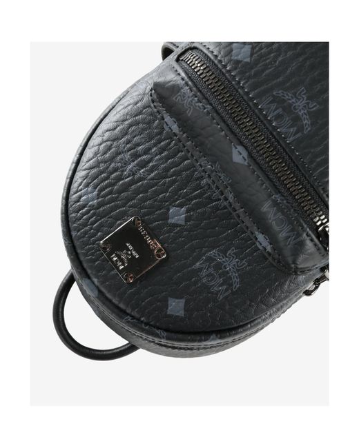 MCM Mini Stark Backpack in Black for Men | Lyst