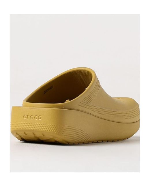 Crocs™ Square Toed Slippers in Yellow for Men | Lyst