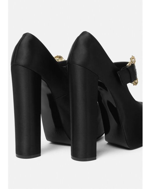 Versace Hurley Stilettos in Black | Lyst
