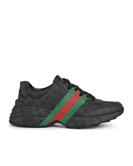Gucci Rhyton Series Of Sneakers in Green for Men | Lyst