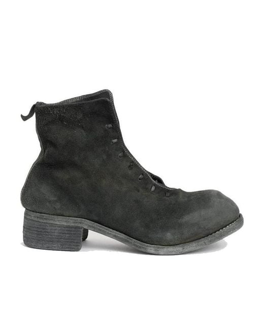 Guidi Pl1 Lace Up Boots in Black for Men | Lyst