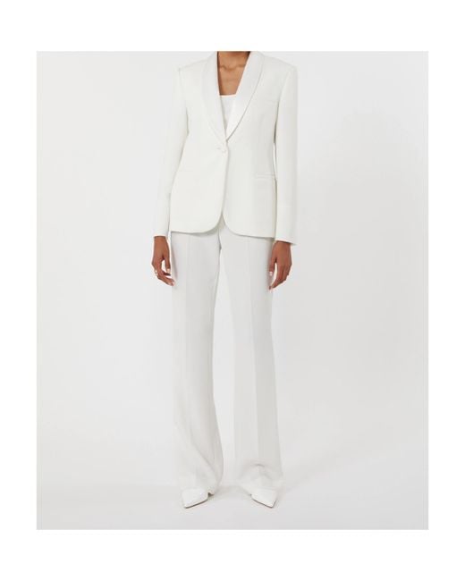 Max Mara Cady Blazer in White | Lyst