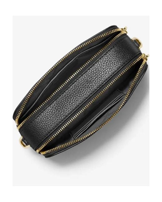 Michael Kors Logo Logo Satchel Bag in Black | Lyst