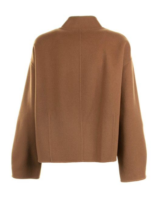 Marella Bomber Jacket in Brown | Lyst