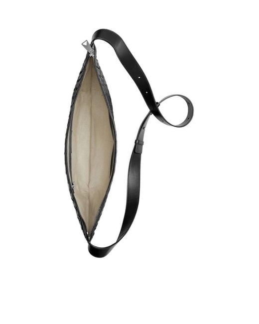 Bottega Veneta Intrecciato Day Sling Bag in Black for Men | Lyst