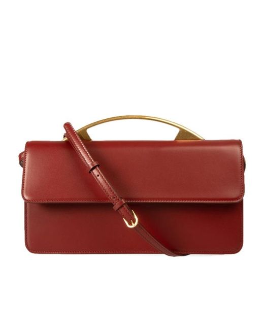 The Row Flip Shoulder Bag in Red | Lyst
