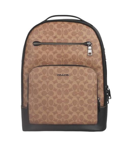 COACH Ethan Backpack in Brown for Men | Lyst