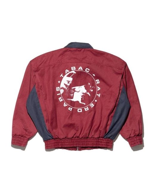 Enfants Riches Deprimes Tabac Rat Track Jacket in Red for Men | Lyst