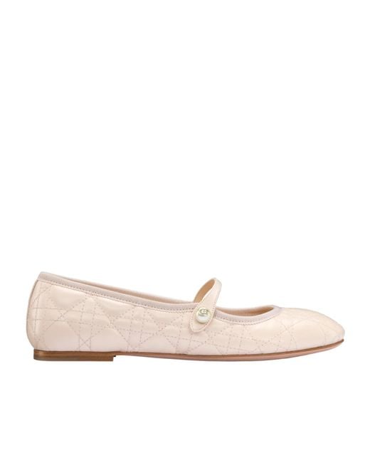 Dior Ballet Flat in Pink | Lyst