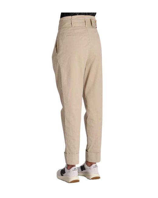 BOSS Belt Loops Slacks in Natural | Lyst