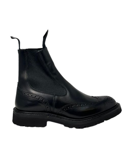 Tricker's Tricker'S Henry Ankle Chelsea Boot in Black for Men | Lyst