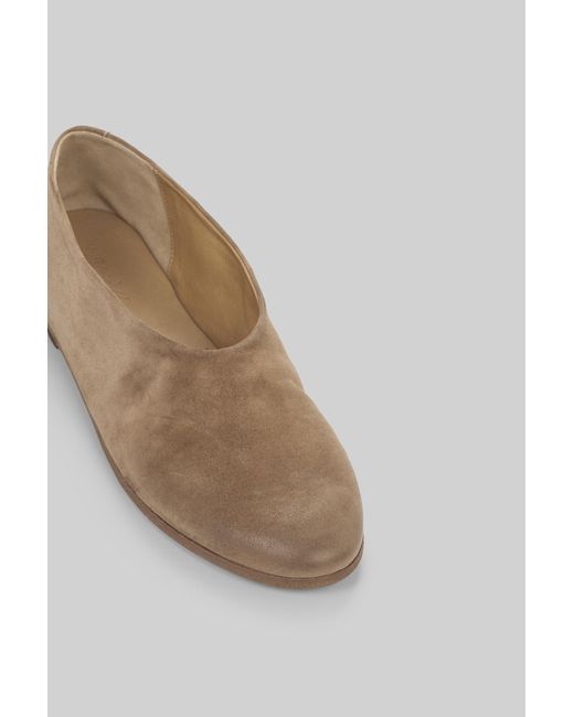 Marsèll Logo Flats in Brown | Lyst