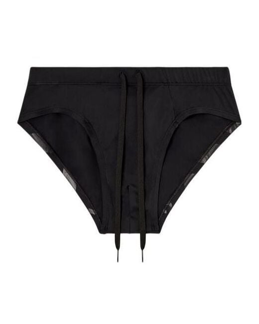 DIESEL Alfie-D-Core Swimming Trunks in Black for Men | Lyst