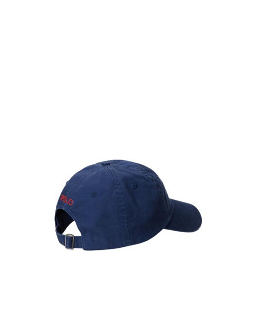 Polo Ralph Lauren Polo Pony-Embroidered Cap in Blue | Lyst