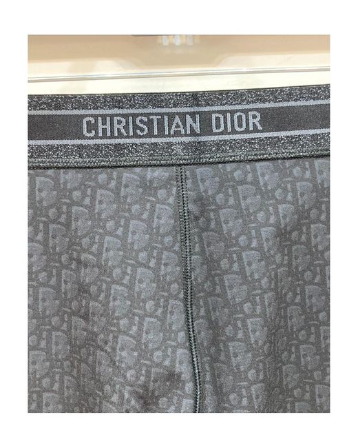 Dior Logo Tights in Blue | Lyst