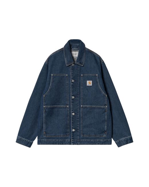 Carhartt Og Double Front Denim Jacket in Blue for Men | Lyst