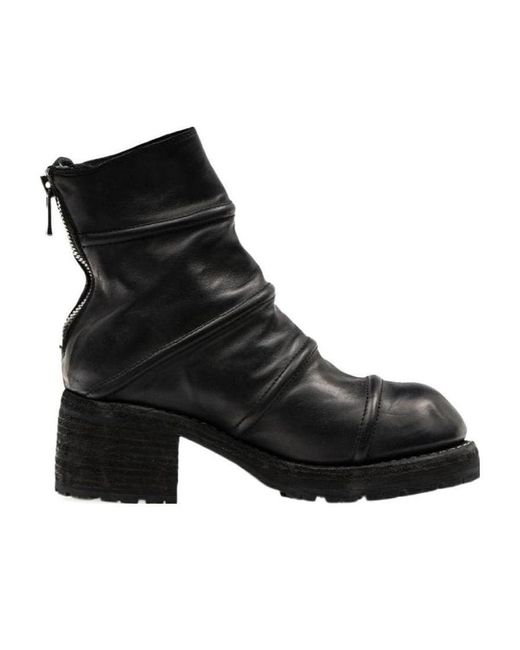 Guidi R22V Round-Headed Boots in Black | Lyst