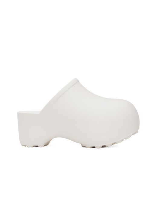 PRAYING Platform Mules in White for Men | Lyst