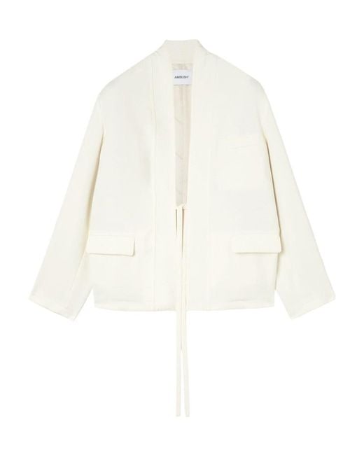 Ambush Deep V-Collar Casual Jacket in White for Men | Lyst