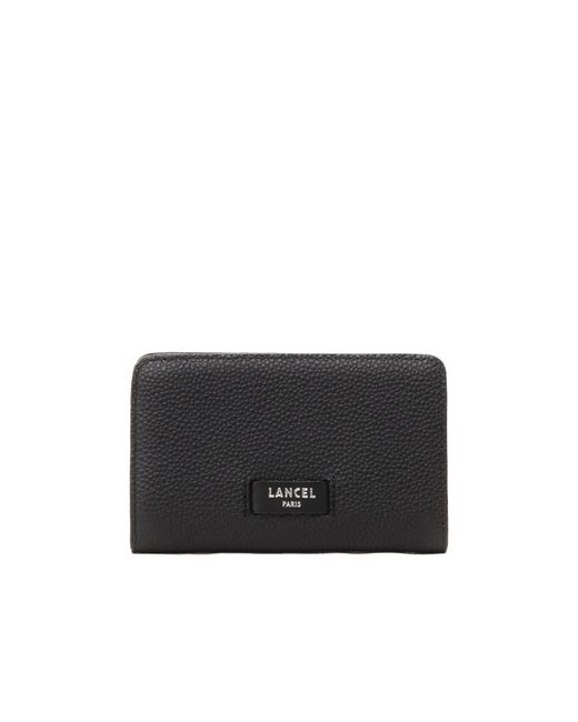 Lancel Logo Wallet in Black | Lyst