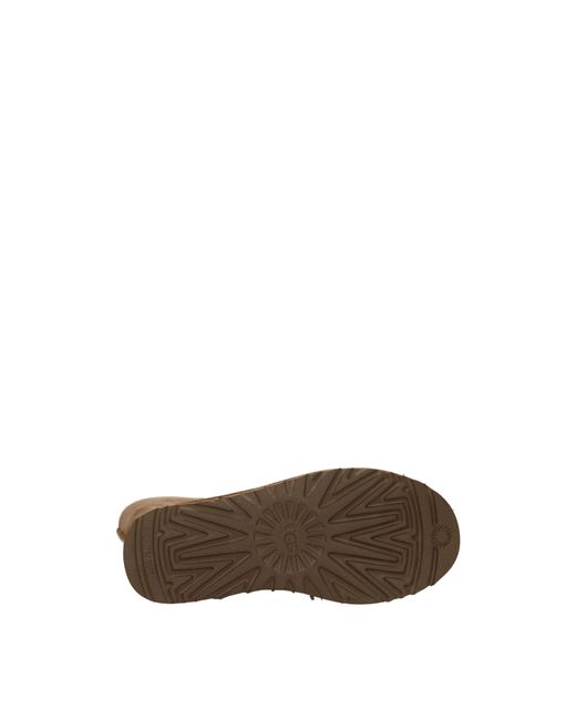 UGG Round Head Straight Boots in Brown | Lyst