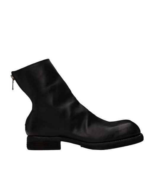 Guidi Square-Toed Zippered Boots in Black for Men | Lyst