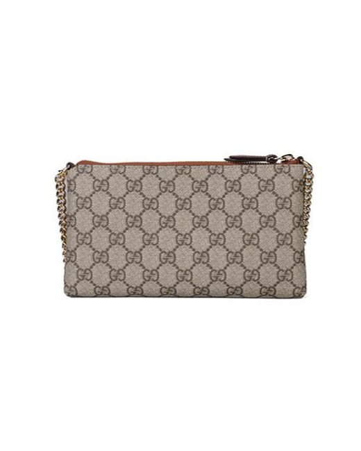 Gucci Chain Crossbody Bag in Gray | Lyst