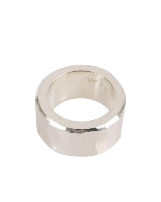 Werkstatt:münchen Structural Ring in White for Men | Lyst