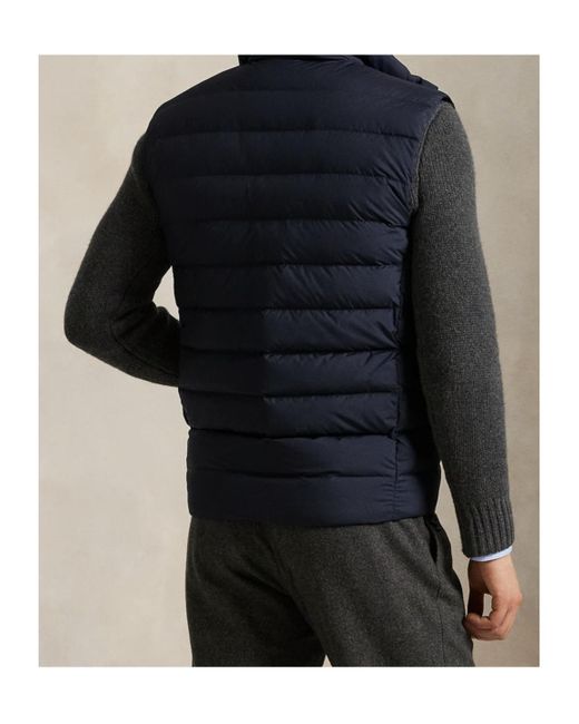 Polo Ralph Lauren The Colden Packable Down Vest in Blue for Men | Lyst
