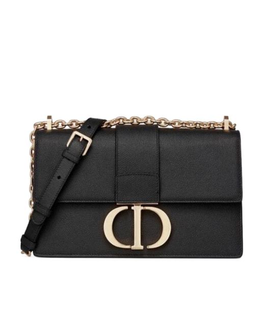 Dior Chain Cross-Body Bag in Black | Lyst