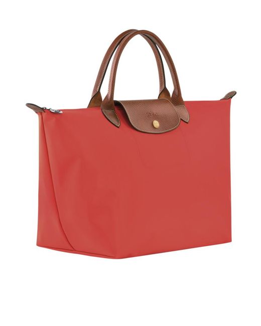 Longchamp Medium Le Pliage Original Tote Bag in Red | Lyst