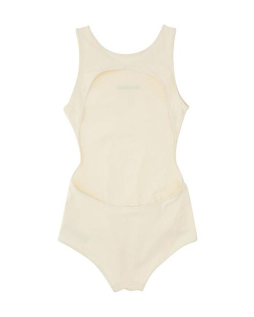 Jil Sander Logo Swimwear in Natural | Lyst UK