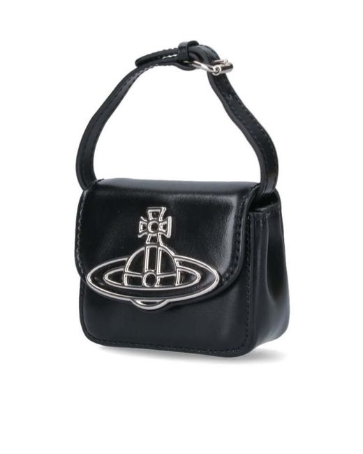 Vivienne Westwood Orb Plaque Tote Bag in Black | Lyst